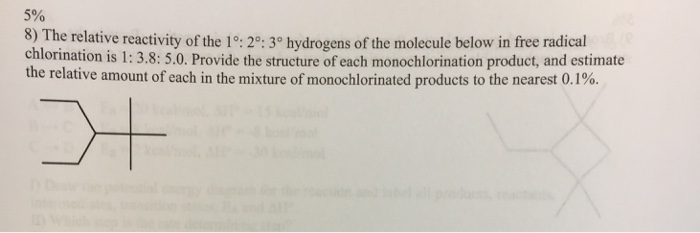 Solved 5% 6) The following reaction occurs readily: | Chegg.com
