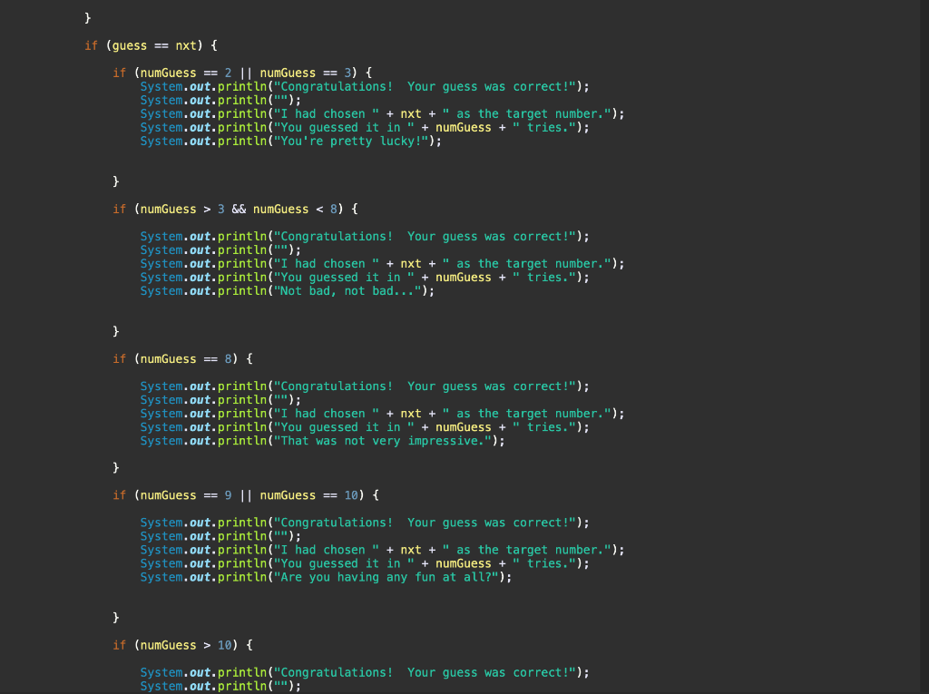 Solved GuessANumber [Java Application] | Chegg.com