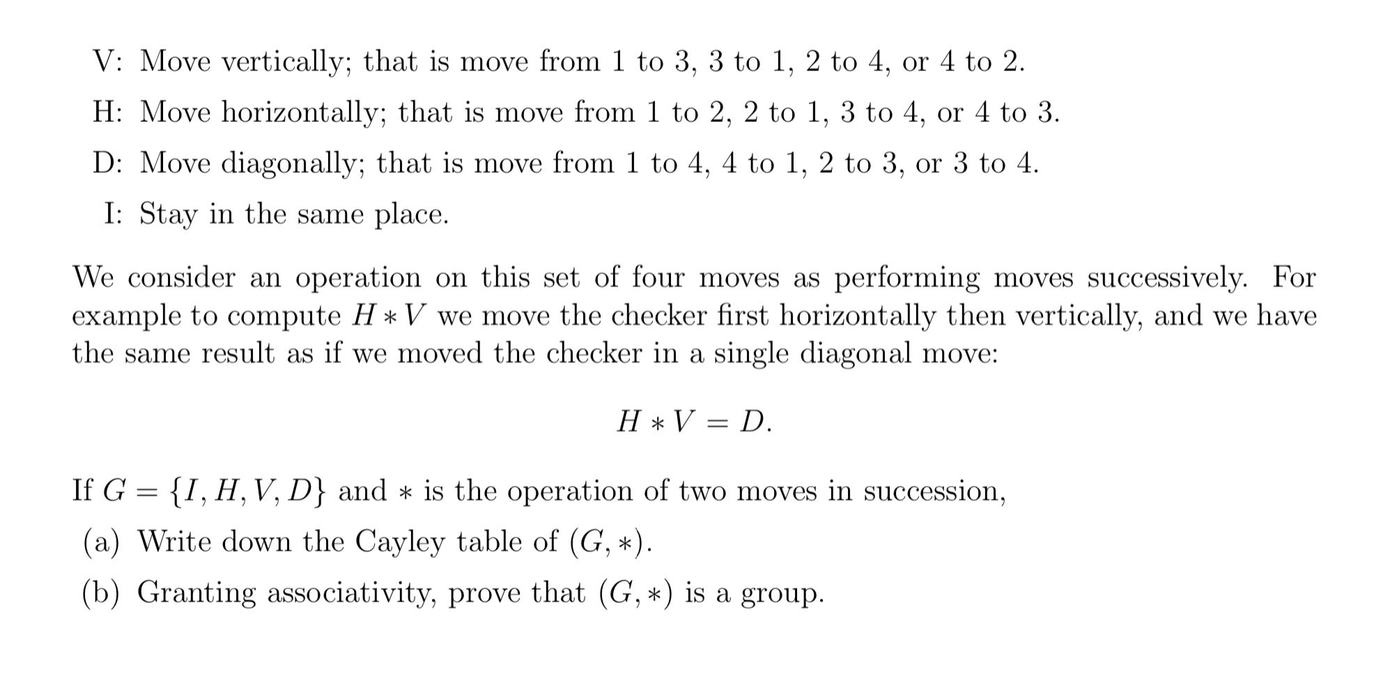 Solved 5. (Problem 2D): Consider a 2 x 2 checkerboard with | Chegg.com