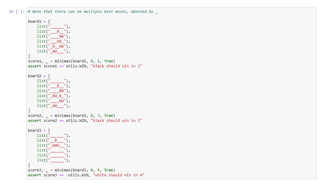 Solved Minimax Algorithm Your agent must be able to | Chegg.com