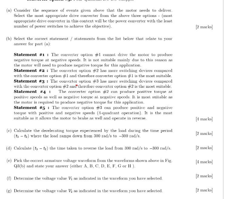 Solved QUESTION 1: [TOTAL 18 marks] A rotating load is | Chegg.com