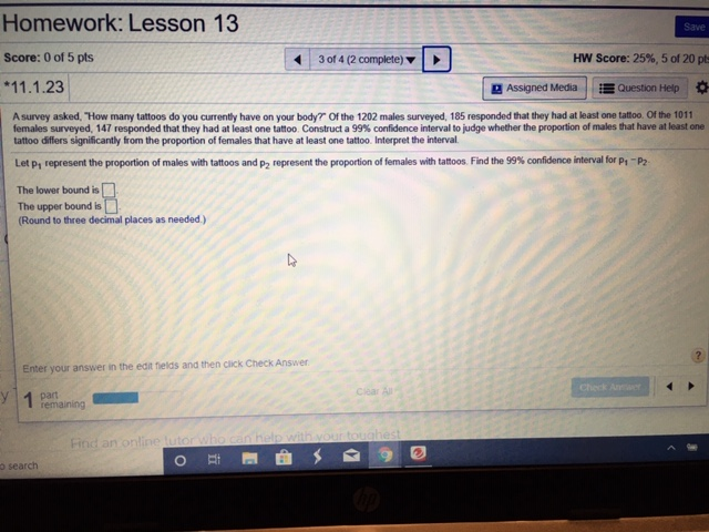 Solved Save Homework: Lesson 13 Score: 0 of 5 pts *11.1.23 3 | Chegg.com