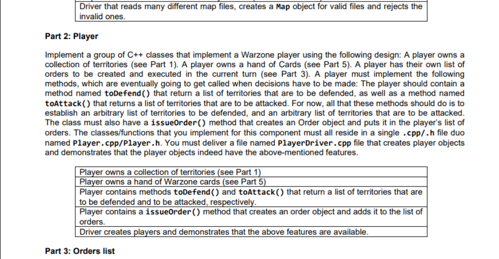 Solved Driver that reads many different map files, creates a | Chegg.com