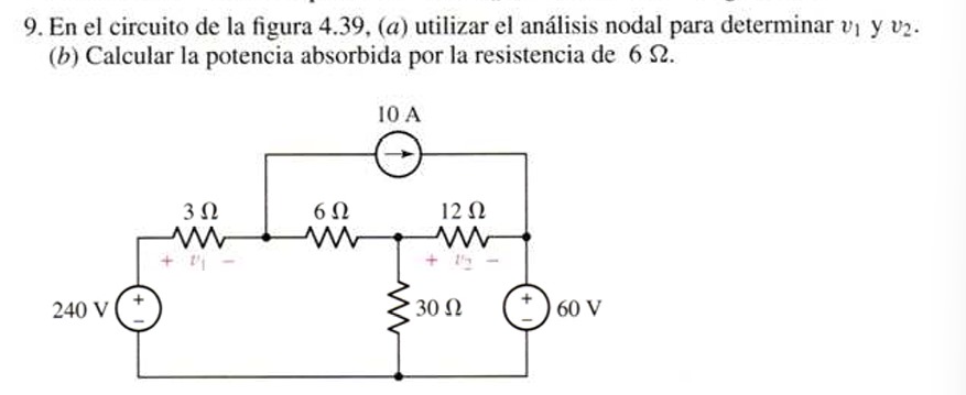 [Solved]: En el circuito de la figura 4.39, (a) utilizar el