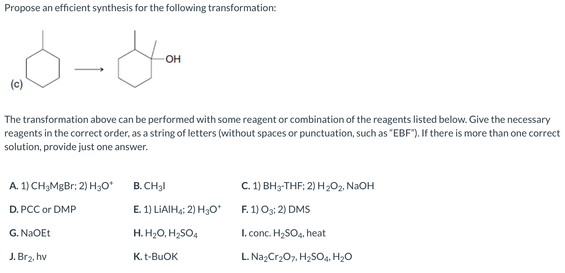 Solved Propose an efficient synthesis for the following | Chegg.com