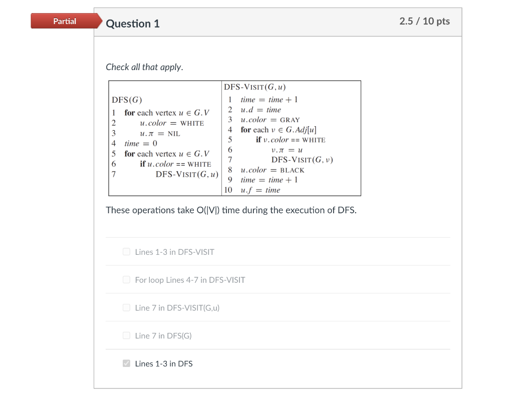 Solved I only got partial credit on this, please help me get | Chegg.com