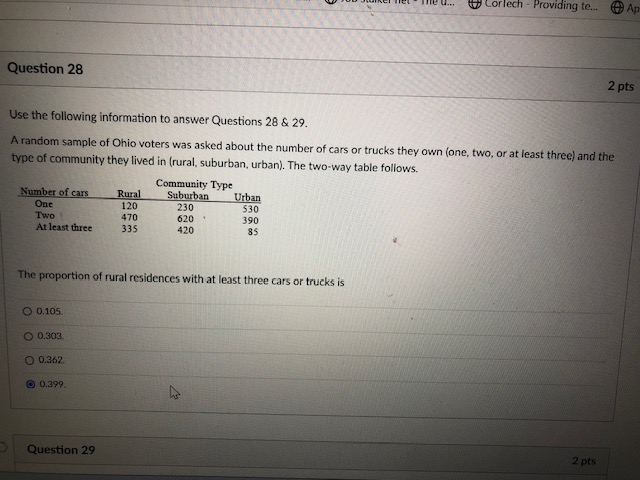 Solved Use the following information to answer Questions | Chegg.com