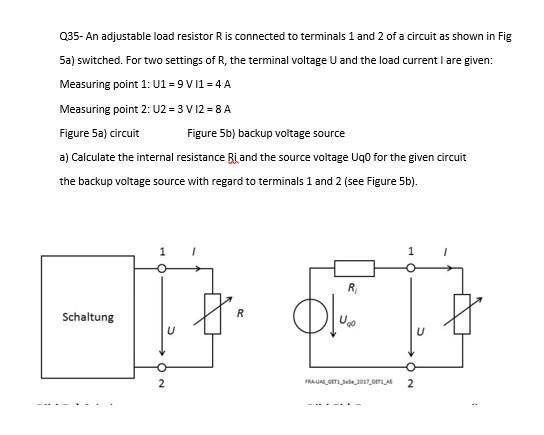 Solved Q31- Given is a resistor made of a metallic material | Chegg.com