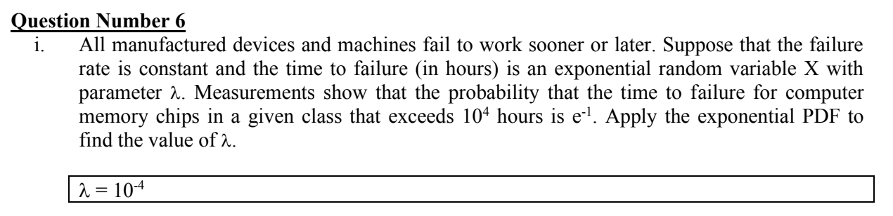 Solved Question Number 6 i. All manufactured devices and | Chegg.com