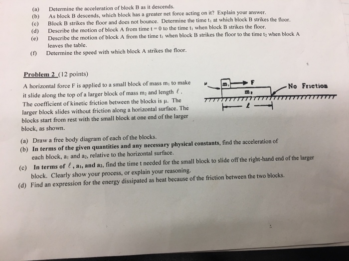 Solved Determine the acceleration of block B as it descends. | Chegg.com