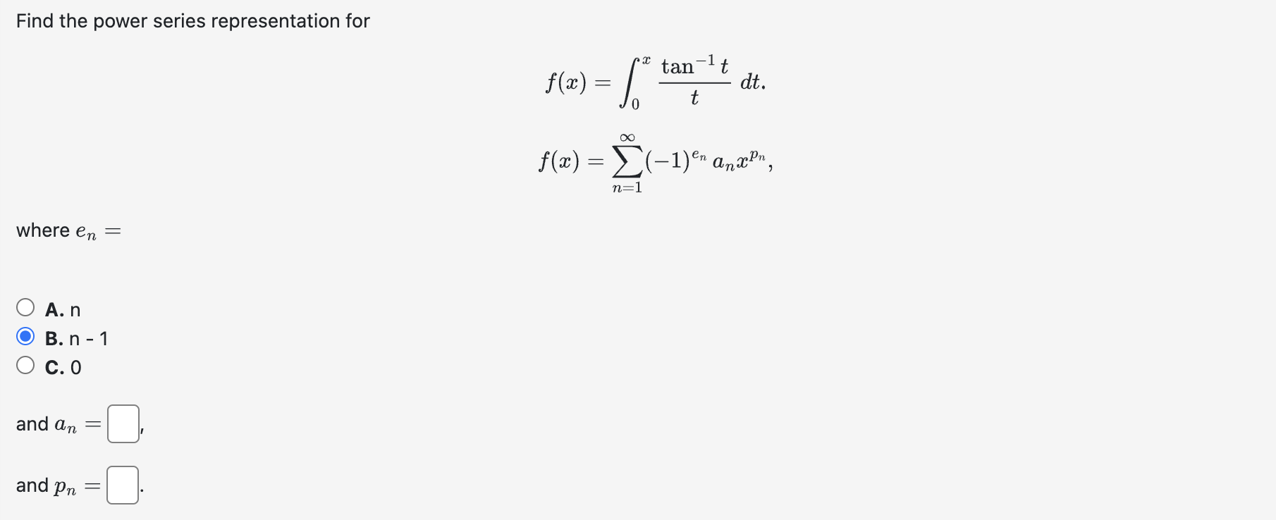 Solved Find the power series representation | Chegg.com