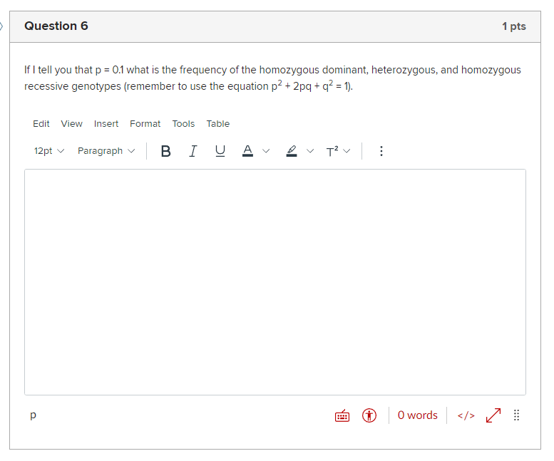 Solved These questions all relate to population genetics and | Chegg.com