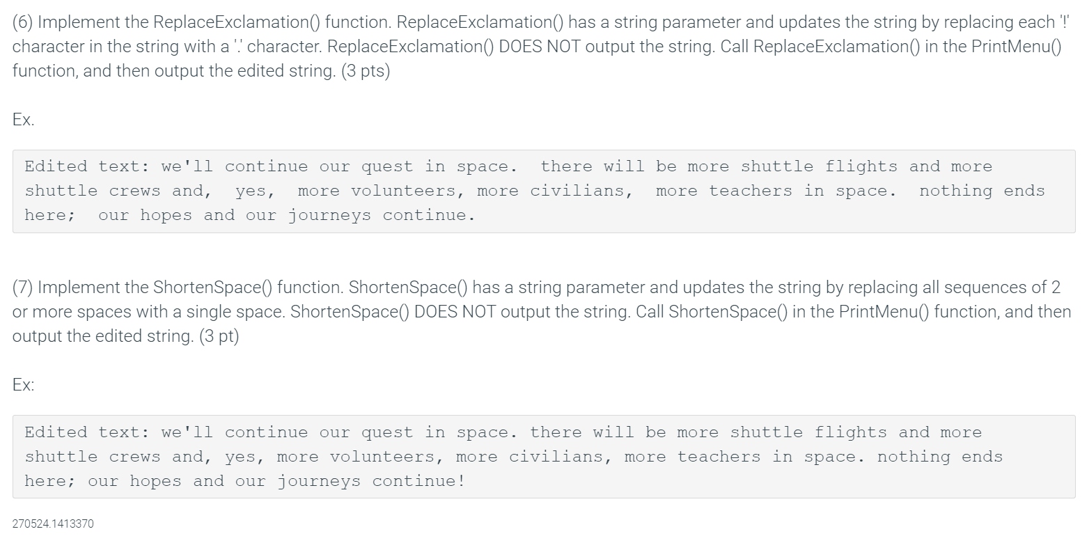 Solved 6.37 LAB*: Program: Authoring assistant (1) Prompt | Chegg.com