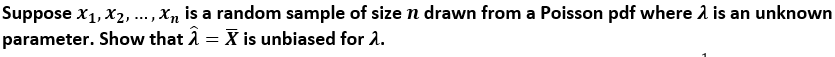 Solved Suppose x1,x2,…,xn is a random sample of size n drawn | Chegg.com