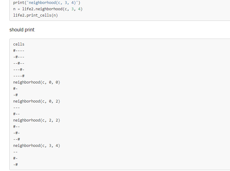 The 2-dimensional Game of Life occurs on a regular | Chegg.com