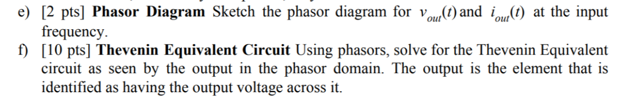 Solved [40 points] Problem 4 Use the circuit shown below to | Chegg.com