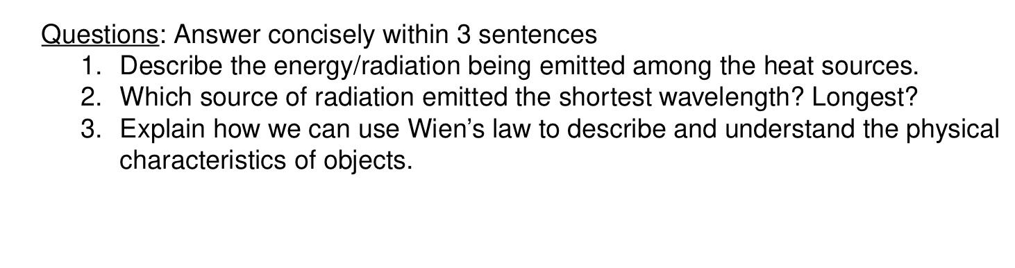 Solved Questions: Answer concisely within 3 sentences 1. | Chegg.com