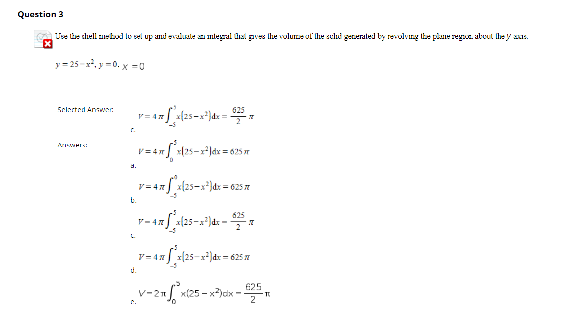 Solved Question 3 Use the shell method to set up and | Chegg.com