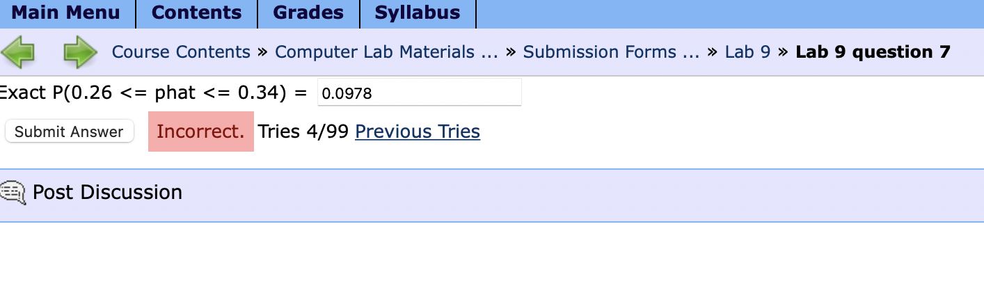 Solved Main Menu Contents Grades Syllabus Course Contents » | Chegg.com