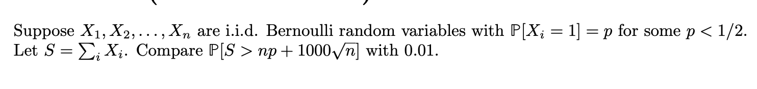 Suppose X1, X2, ..., Xn are i.i.d. Bernoulli random | Chegg.com