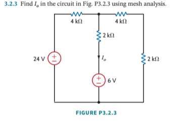 Solved 3.1.17 Find Vo in the network in Fig. P3.1.17 using | Chegg.com