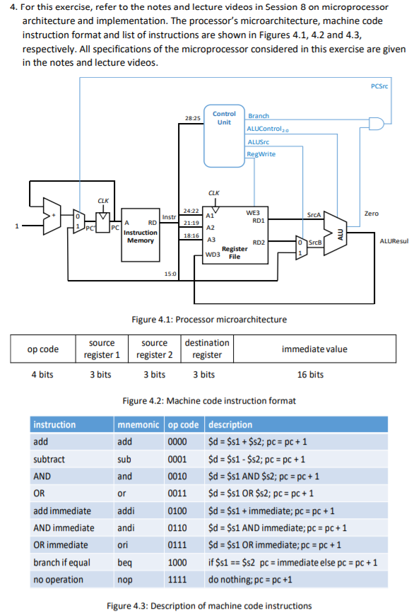 Solved 4. For this exercise, refer to the notes and lecture | Chegg.com