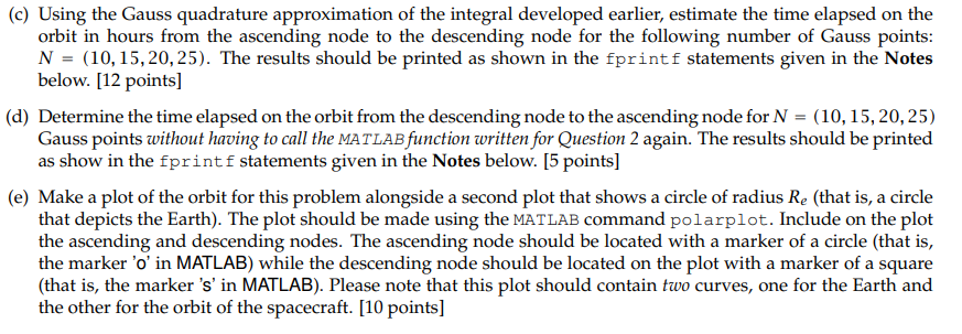 USSPACECOM has found the following through | Chegg.com