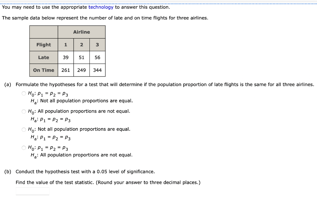 Solved The sample data below represent the number of late | Chegg.com