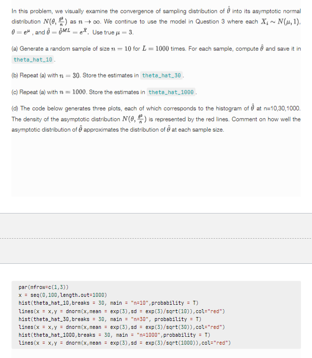 Solved In this problem, we visually examine the convergence | Chegg.com