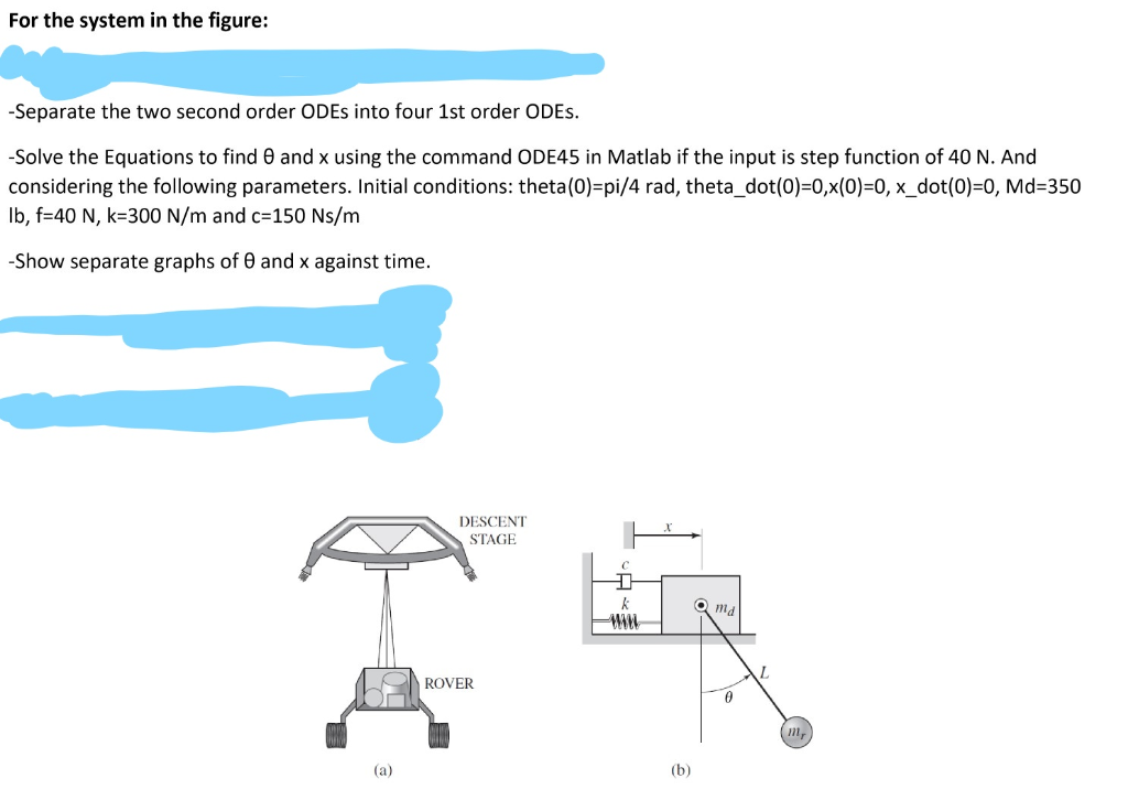 Solved For The System In The Figure Separate The Two