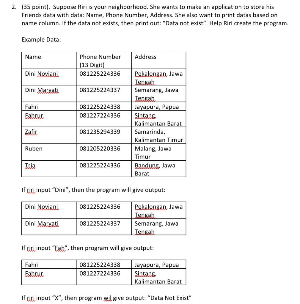 Solved Instruction : One is a word file or pdf file (both | Chegg.com