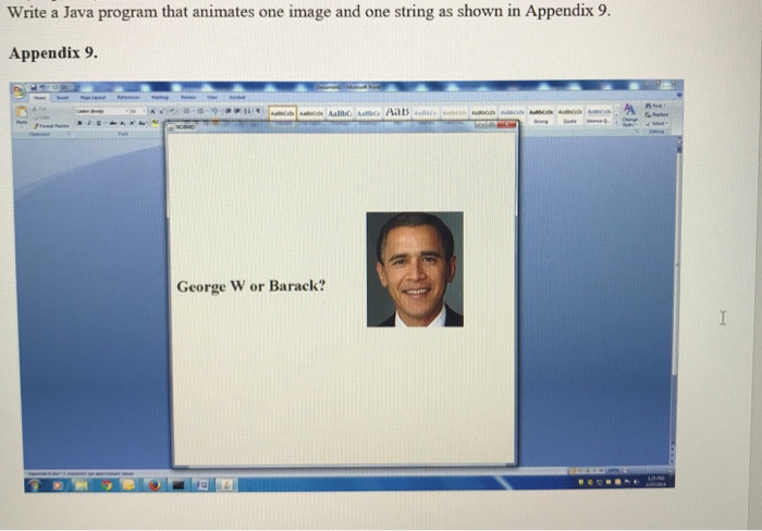 Solved Write a Java program that animates one image and one | Chegg.com