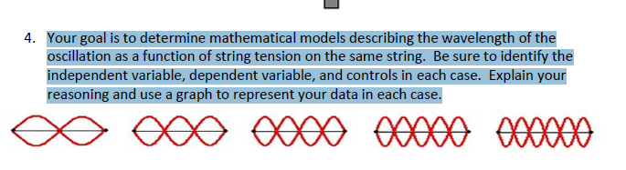 Solved Your goal is to determine mathematical models | Chegg.com