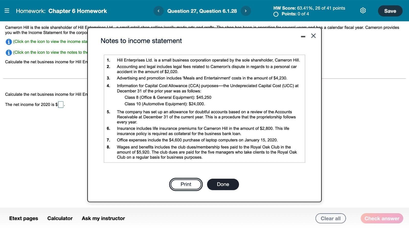 Solved = Homework: Chapter 6 Homework Question 27, Question | Chegg.com