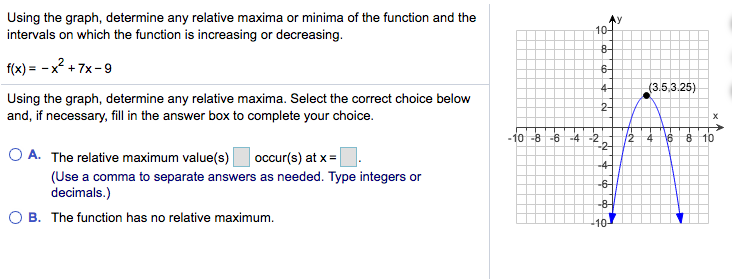 Solved AY 10-1 Using the graph, determine any relative | Chegg.com