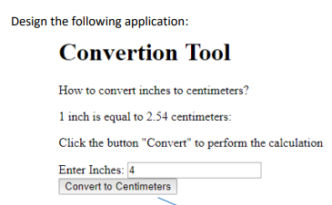 Solved Design the following application: When the | Chegg.com
