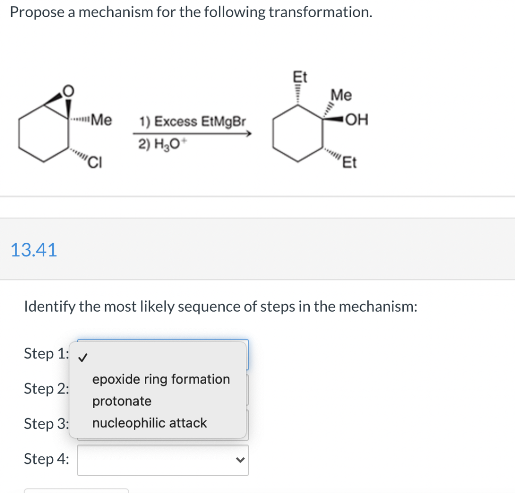 Solved Propose a mechanism for the following transformation. | Chegg.com