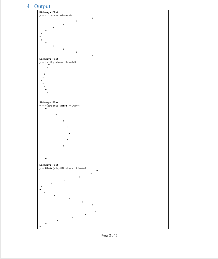 Solved Project 1 Console Based Plotting 1 Task Write A 0571