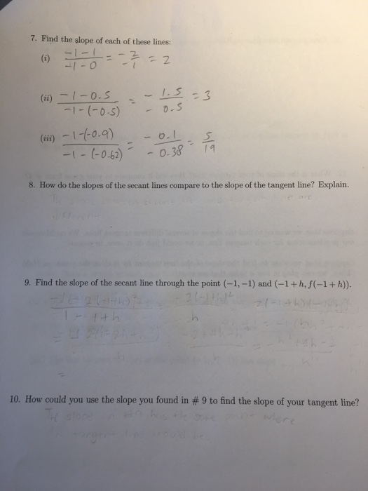 Solved Limits and tangent lines Math& 151 Consider the | Chegg.com