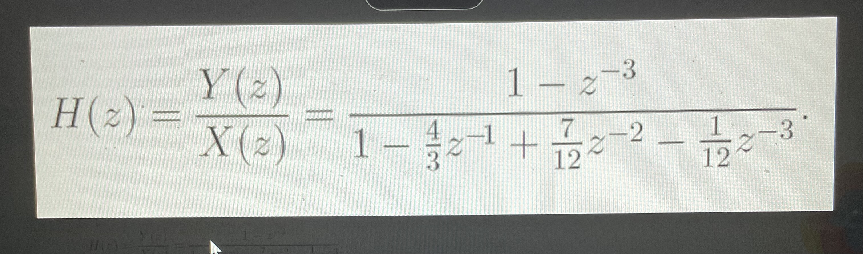 Solved Find the inverse Z-transform using the partial | Chegg.com