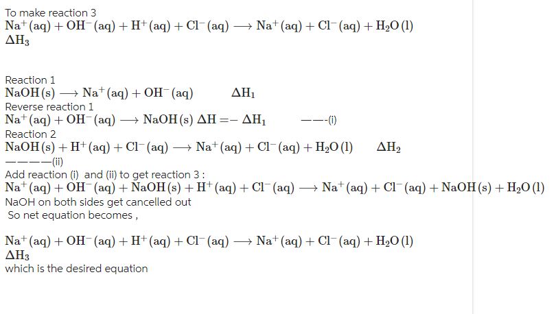 Solved Question 2 Using your values for ΔH1 and ΔH2, plug | Chegg.com