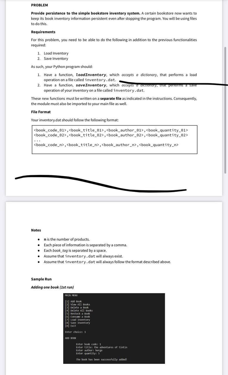 Solved PROBLEM Provide persistence to the simple bookstore | Chegg.com