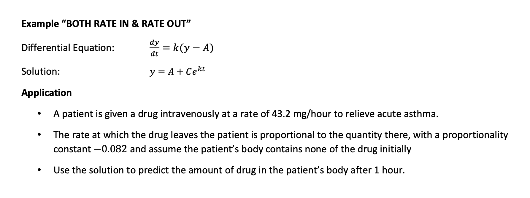 Solved Example "BOTH RATE IN \& RATE OUT" Differential | Chegg.com