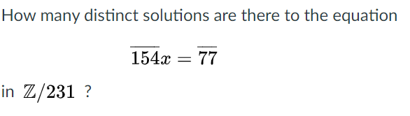 Solved How many distinct solutions are there to the equation | Chegg.com