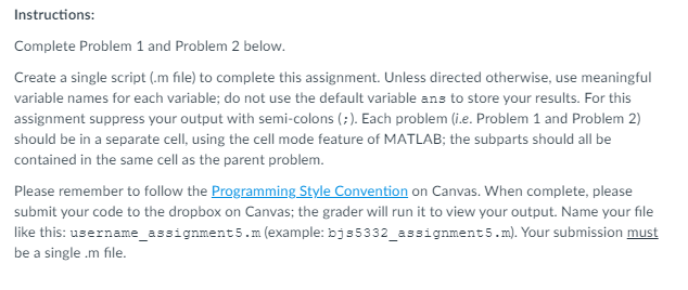 Solved Instructions: Complete Problem 1 and Problem 2 below. | Chegg.com
