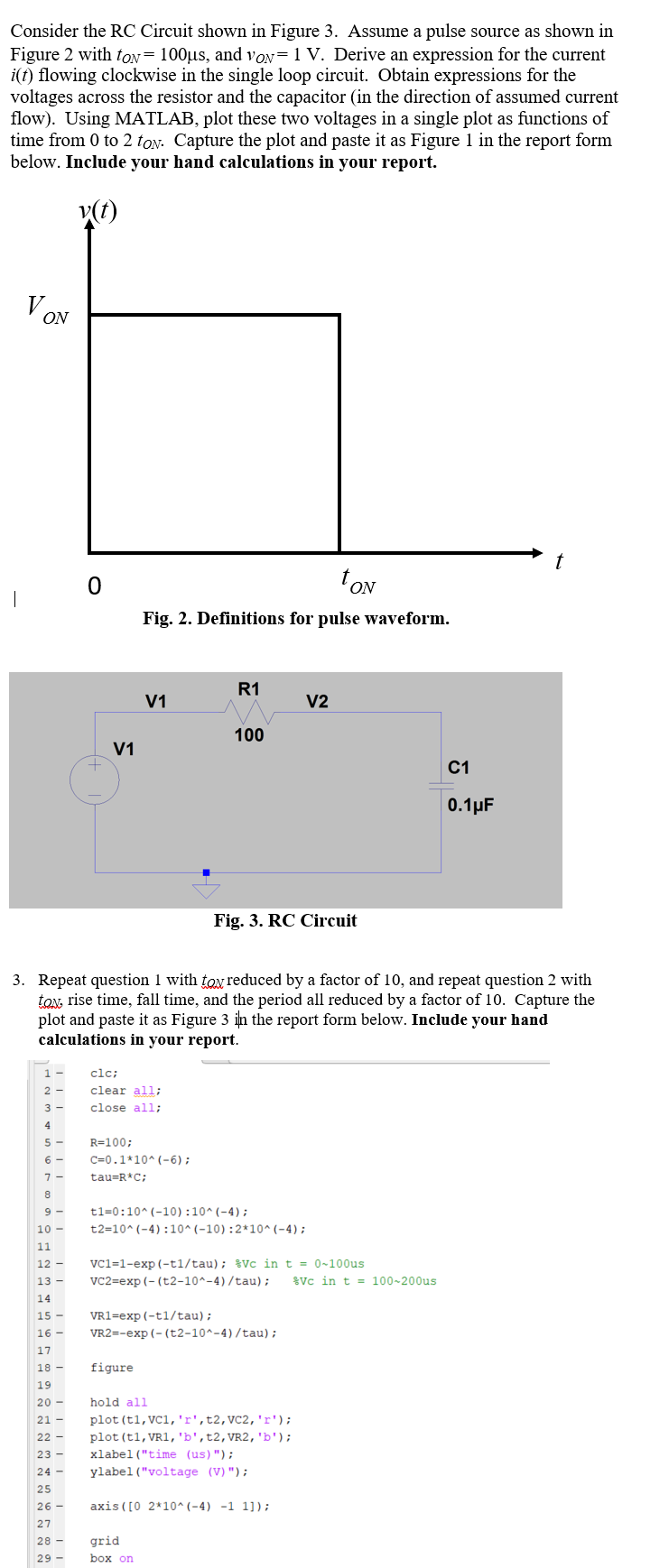 Solved I need help in modifying my Matlab code for question | Chegg.com