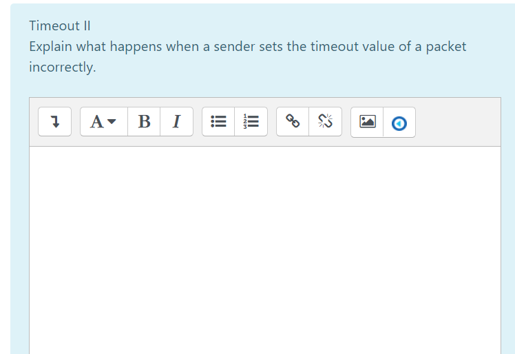 Solved Timeout 11 Explain what happens when a sender sets | Chegg.com