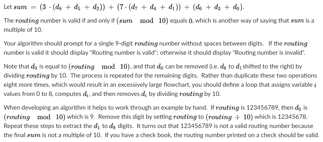 Solved Let sum = (3 : • (dg + ds + d2)) + (7 · (dz + d4 + | Chegg.com