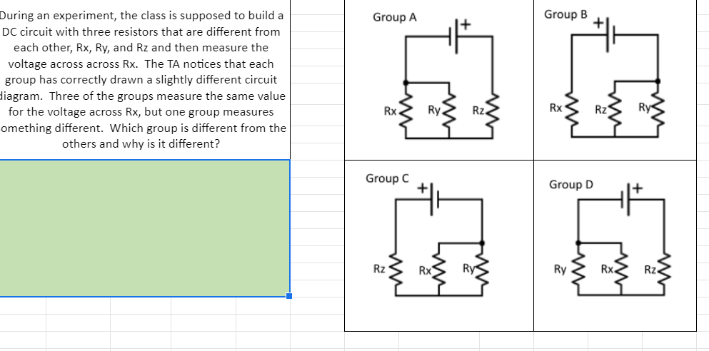 Solved Group A Group B During an experiment, the class is | Chegg.com