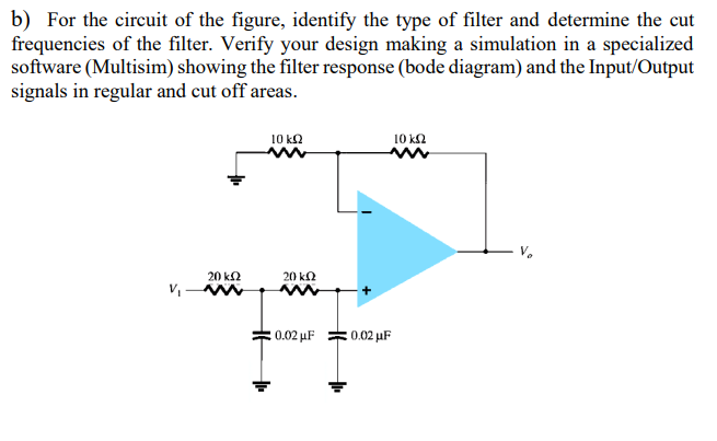 Solved b) For the circuit of the figure, identify the type | Chegg.com